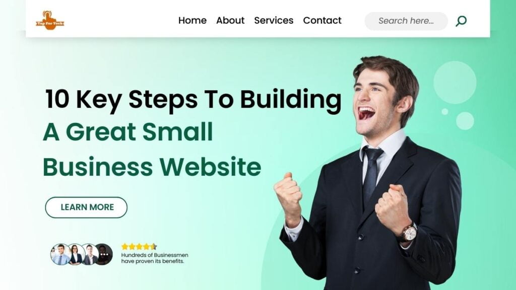 10 Key Steps to Building a Great Small Business Website